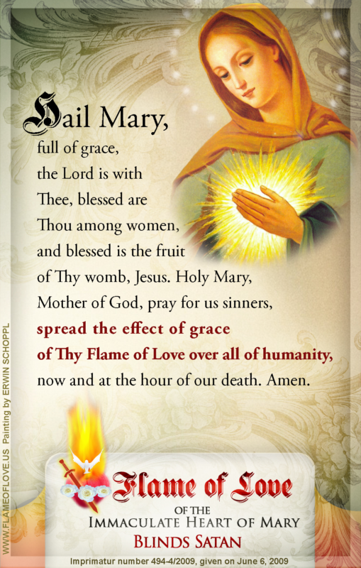 The Flame of Love Supplication in Prayer - Being Catholic Media